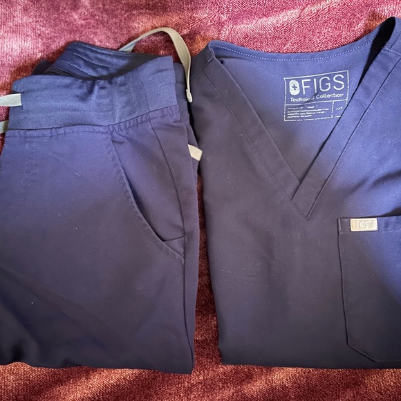 Figs | Other | Figs Set Navy Blue | Poshmark